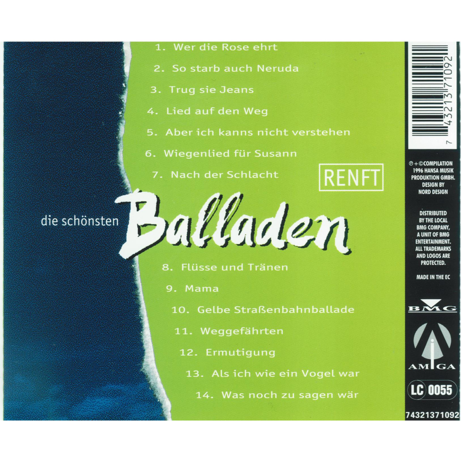 CD Renft - Die schönsten Balladen, 19,99