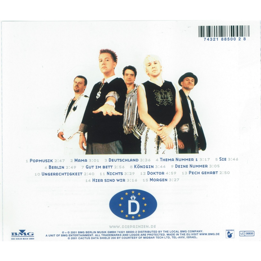 CD Die Prinzen - D, 19,99