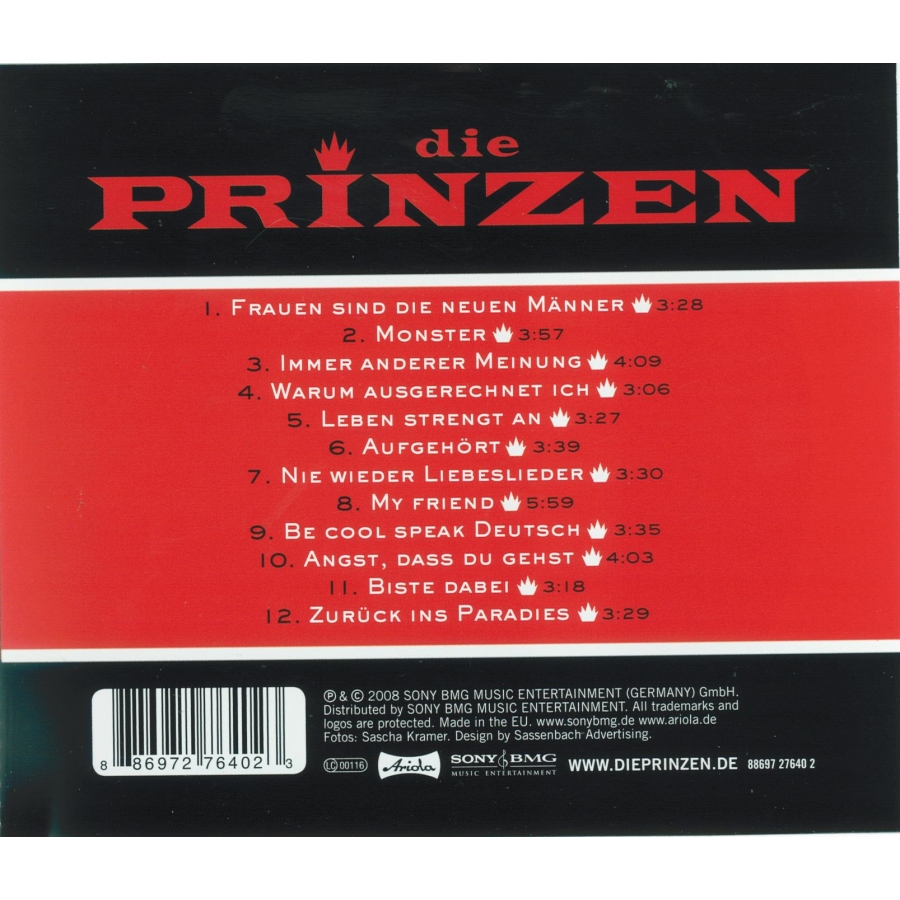 CD Die Prinzen - Die neuen Männer, 29,99