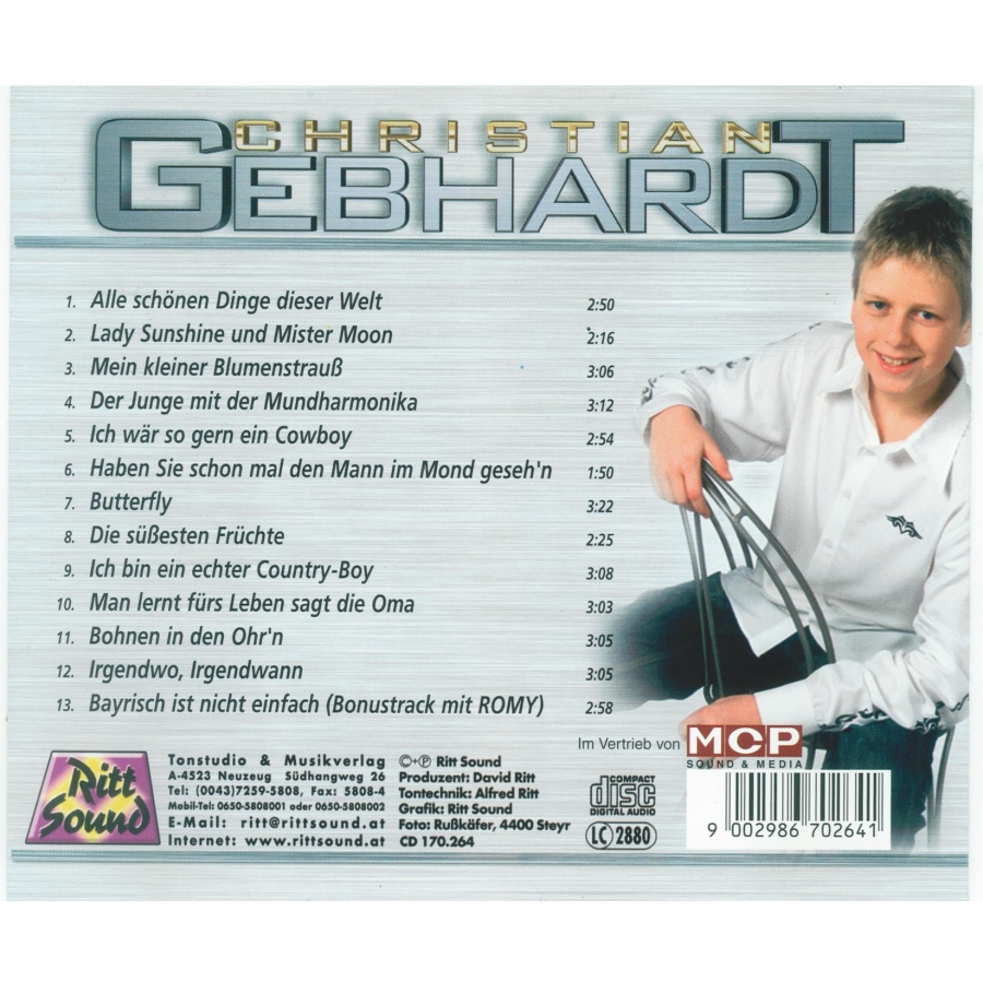 Christian Gebhardt CD - Alle schönen Dinge dieser Welt, 24,99