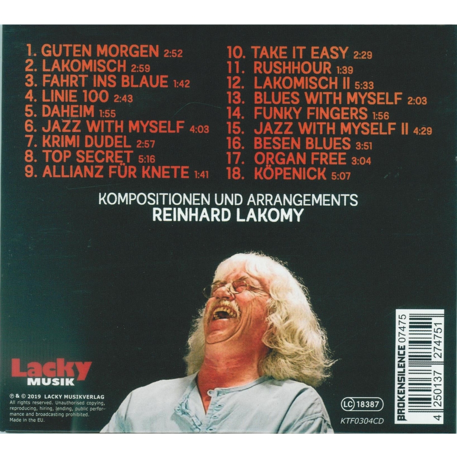 Reinhard Lakomy CD - Lacky's JazzTronics, 14,99