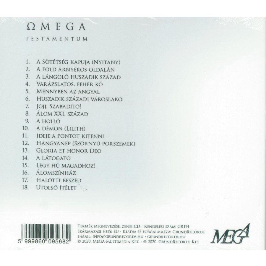 Omega CD - Testamentum, 9,99