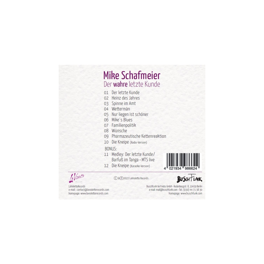 Mike Schafmeier - Der wahre letzte Kunde, 16,99