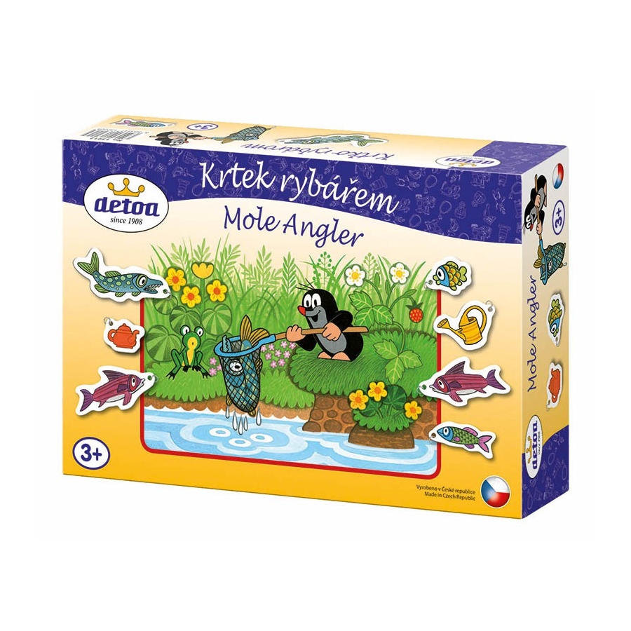 Angelspiel - Fischen mit dem Maulwurf mit Holzmagneten, 19,95