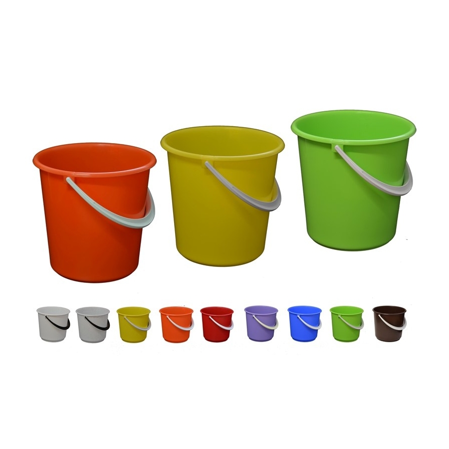 Eimer aus Polyprophylen 10 Liter Stabile Ausführung mit Henkel, 6,99