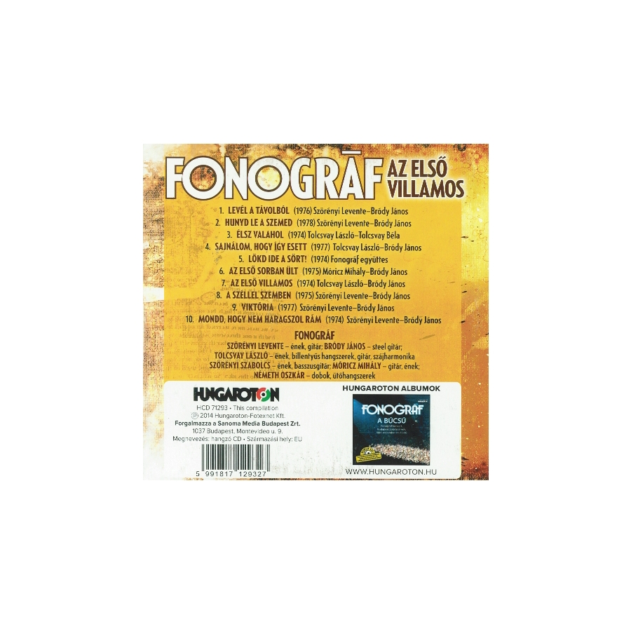 Fonograf - Az Elsö Villamos, 17,99