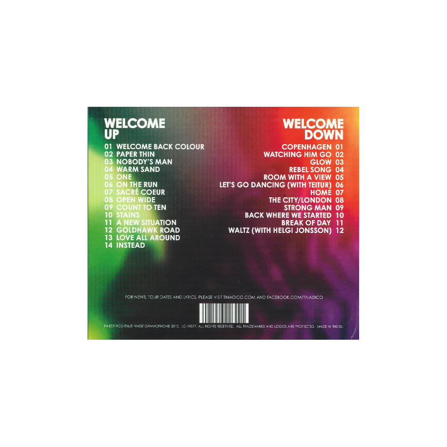 Tina Dico - Welcome back Colour, 39,99