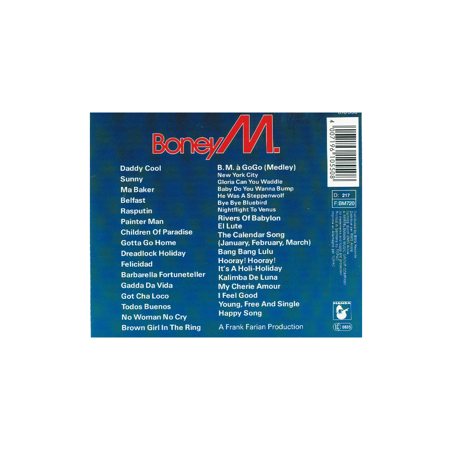Boney M. - 32 Superhits The Best of 10 Years Non Stop Digital Remix, 26 ...