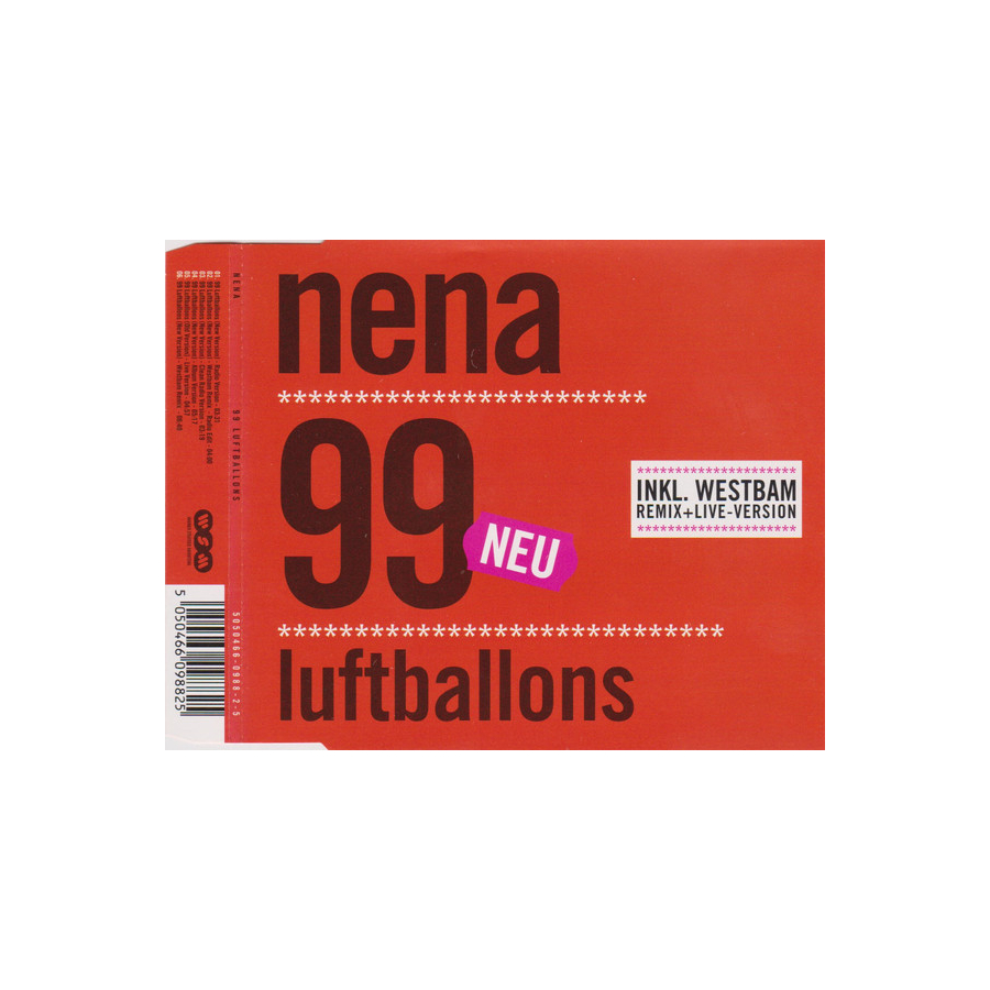 Nena - 99 Luftballons (Inkl. Westbam Remix + Live Version), 9,99