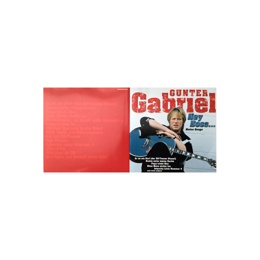 Gunter Gabriel - Hey Boss... Meine Songs, 18,99