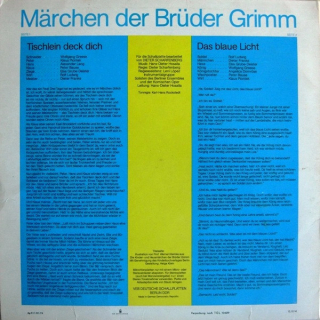 Brüder Grimm - Märchen Der Brüder Grimm Litera Vinyl LP, 15,00